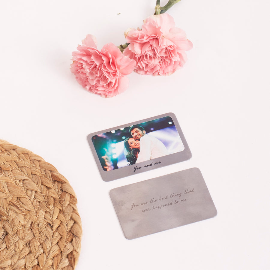 Personalized Metal Wallet Card – The Perfect Gift for Him – Confetti Gifts