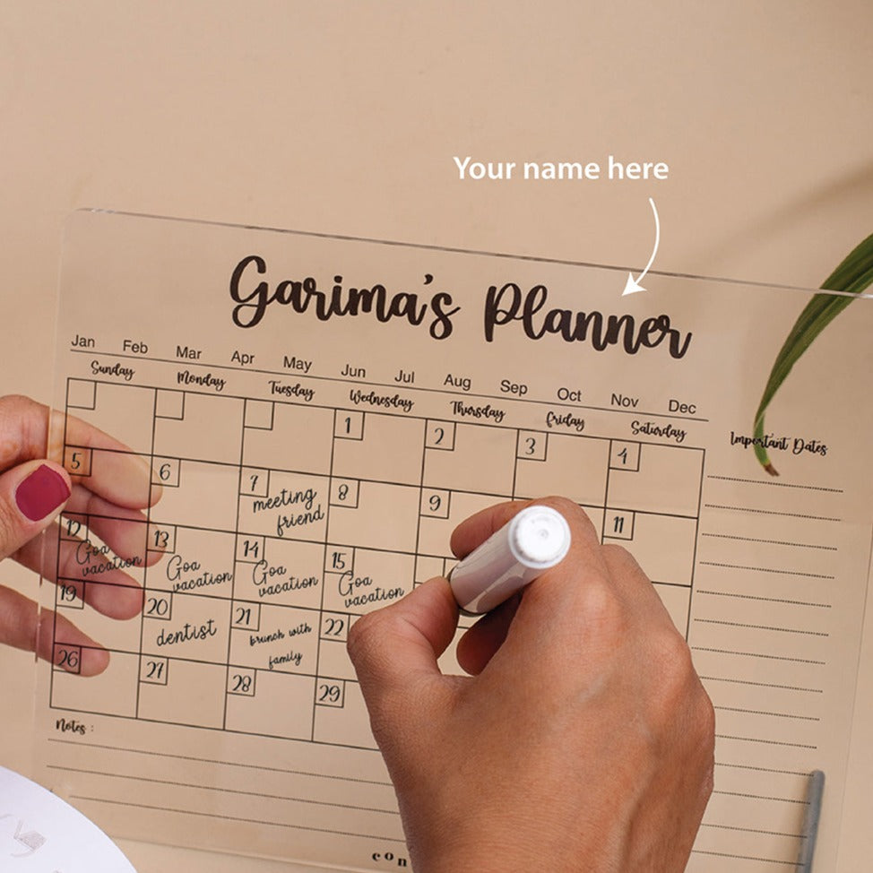 Personalized Tabletops - Table Top Planner Online at Confetti Gifts